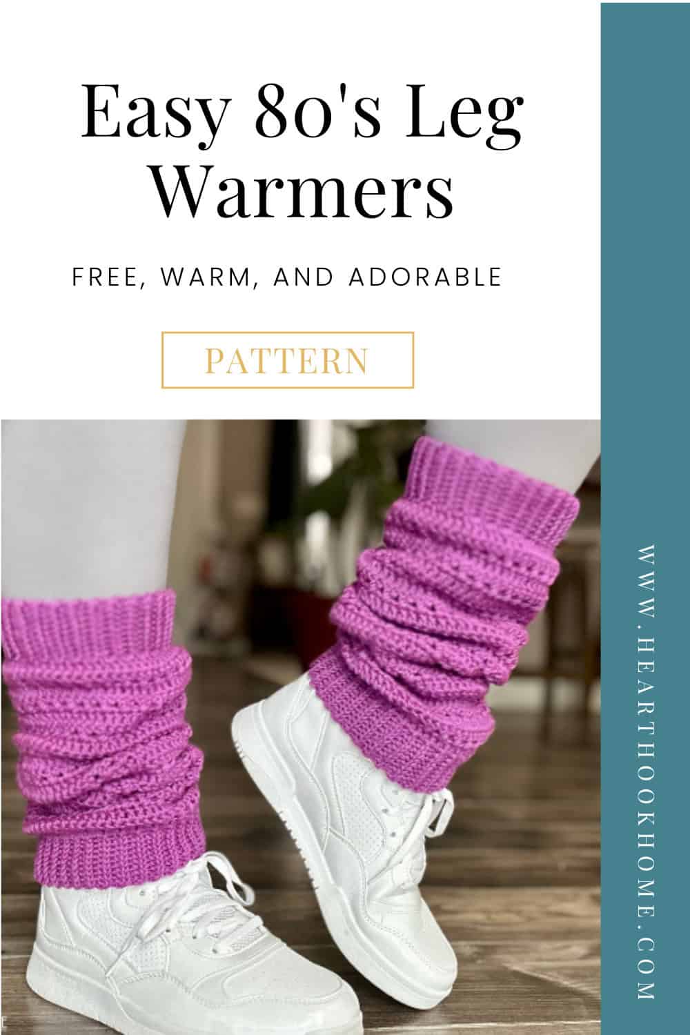 Easy 80's Leg Warmers: Free Crochet Pattern - Heart Hook Home