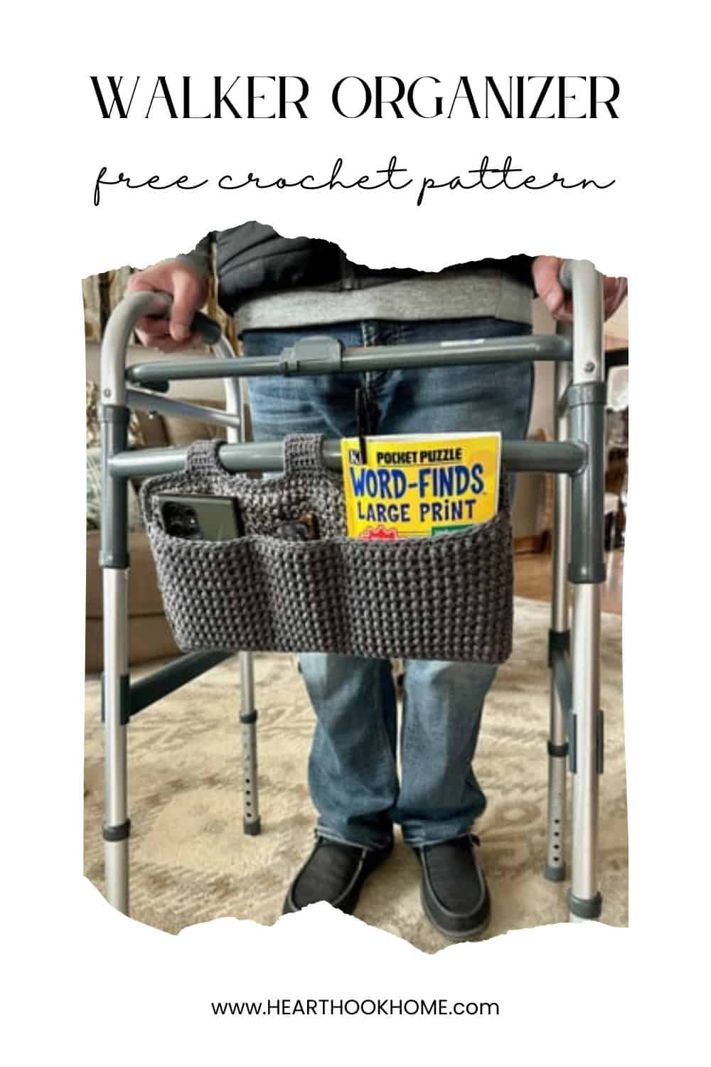 Walker Organizer Crochet Pattern - Heart Hook Home