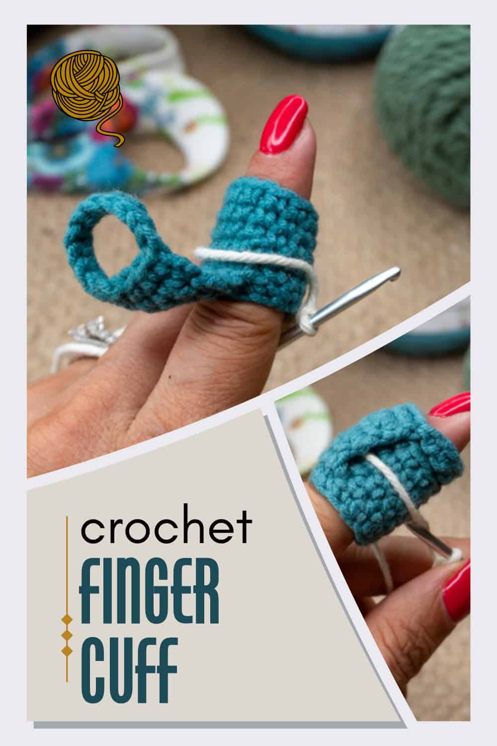 How to Make a Finger Cuff for Crocheting (for Finger Burn)