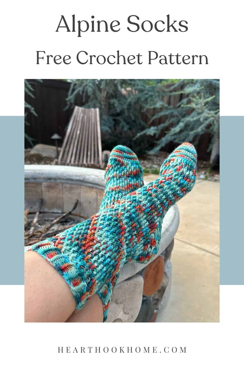 Alpine Socks: Free Crochet Pattern - Heart Hook Home