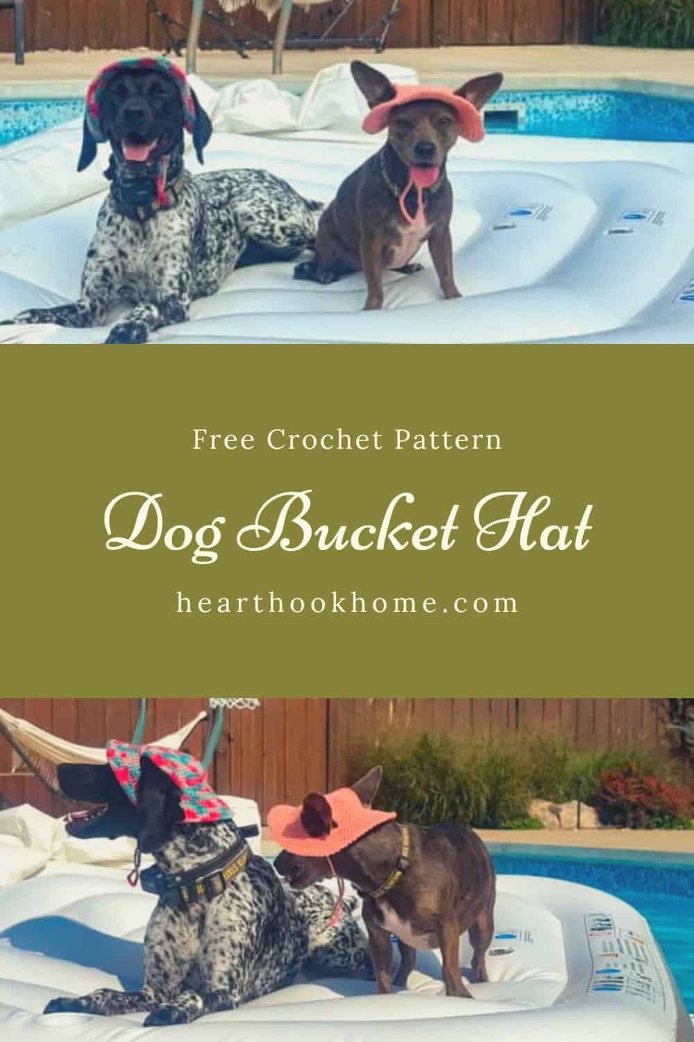 Dog Bucket Hat Free Crochet Pattern - Heart Hook Home