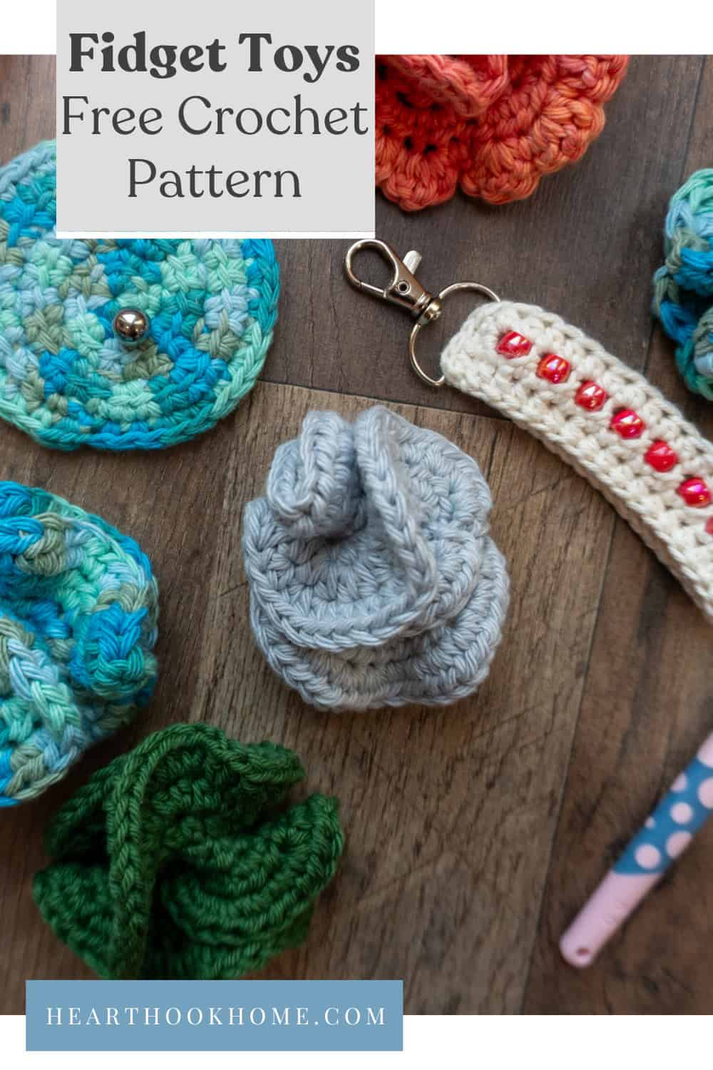 Free Fidget Toy Crochet Patterns - Heart Hook Home