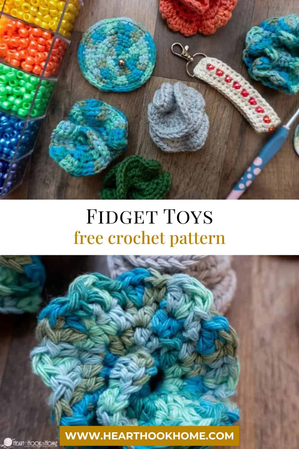 Free Fidget Toy Crochet Patterns - Heart Hook Home
