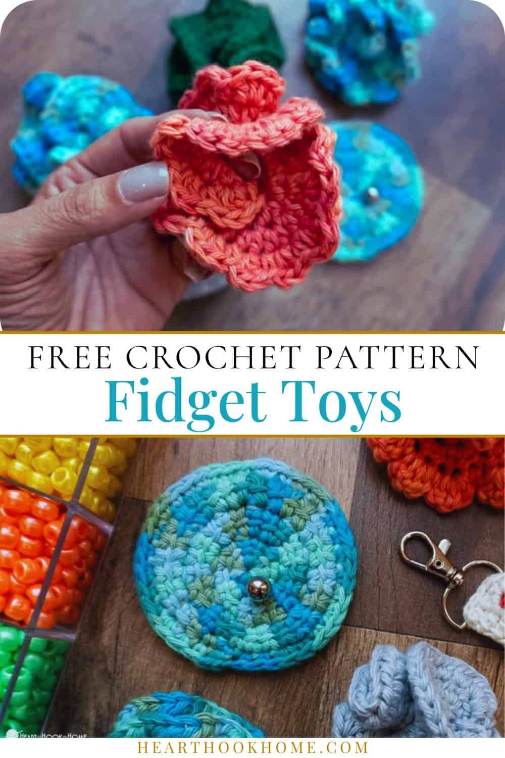 Free Fidget Toy Crochet Patterns - Heart Hook Home