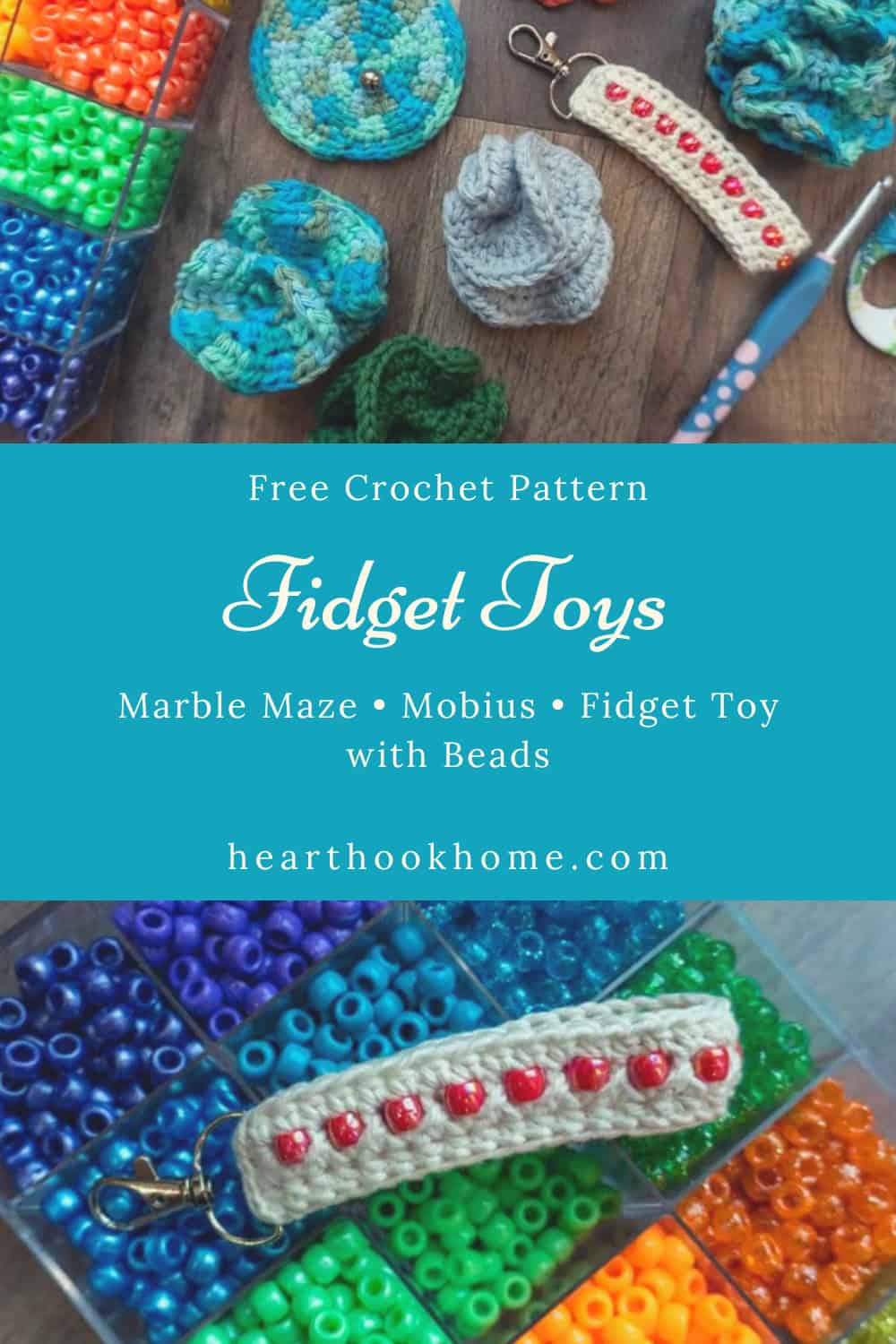 Free Fidget Toy Crochet Patterns - Heart Hook Home