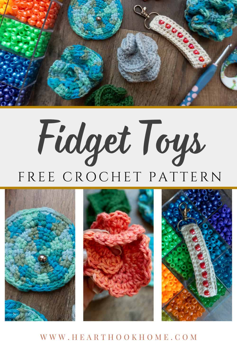 Free Fidget Toy Crochet Patterns - Heart Hook Home