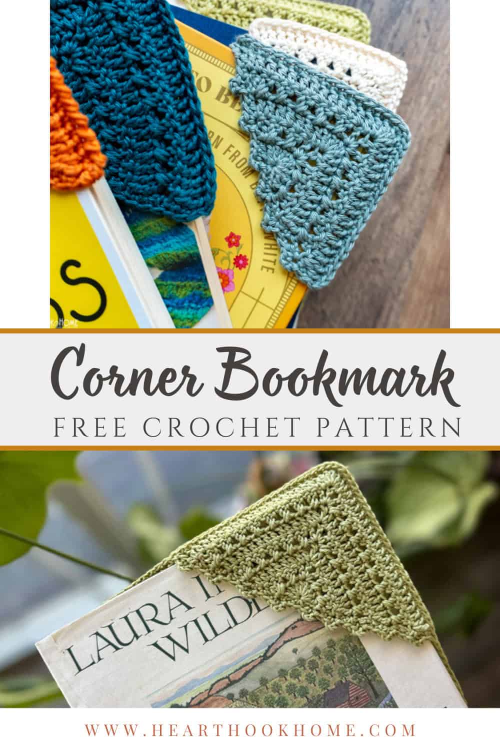 Free Crochet Corner Bookmark Pattern - Heart Hook Home