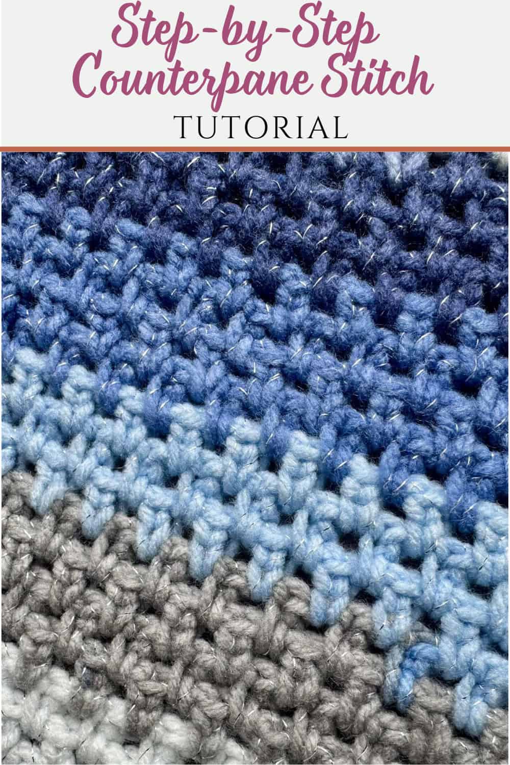 Step-by-Step Counterpane Crochet Stitch Tutorial - Heart Hook Home