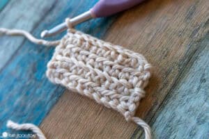 Herringbone Single Crochet Stitch Tutorial - Heart Hook Home