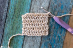Herringbone Single Crochet Stitch Tutorial - Heart Hook Home