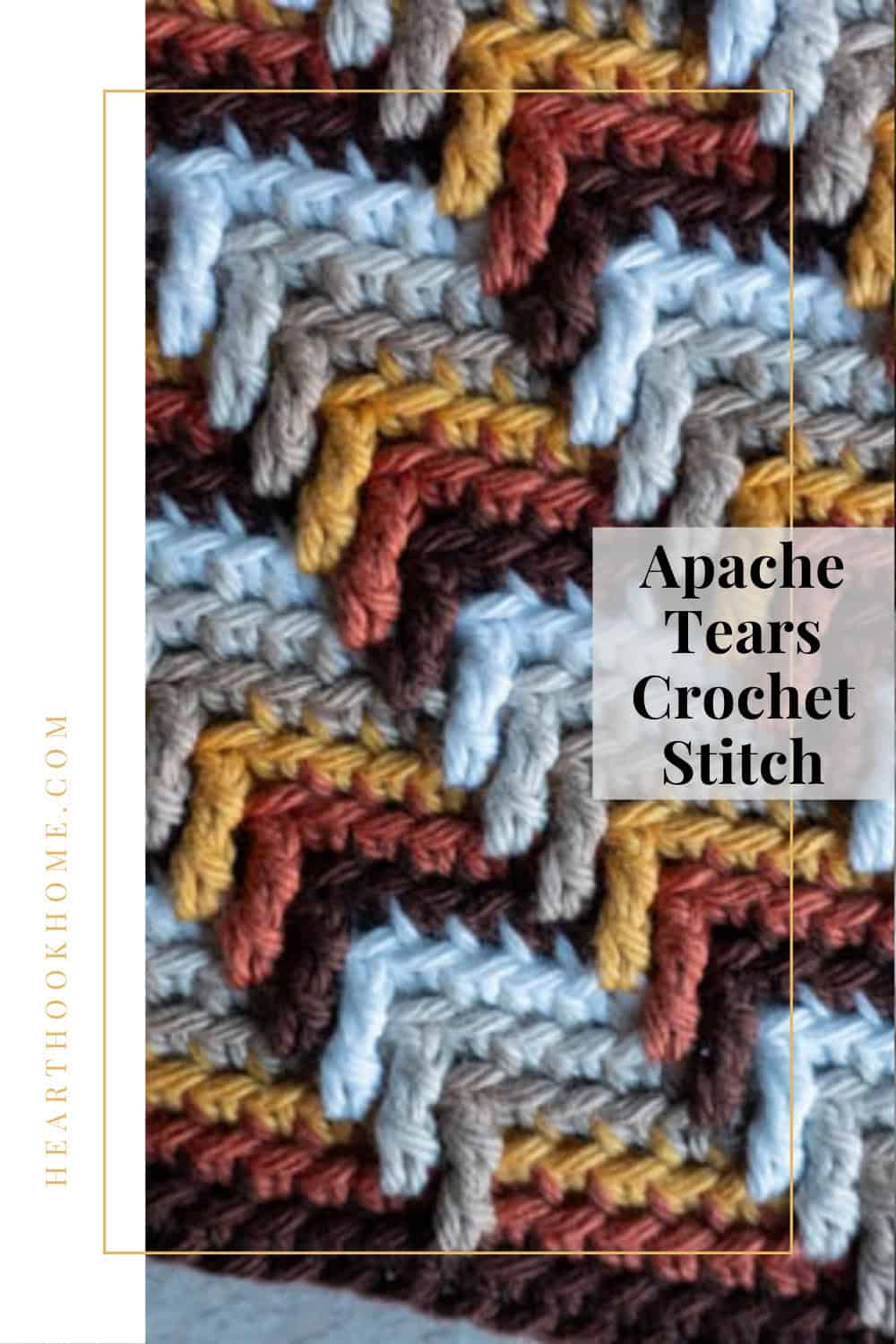 Apache Tears Crochet Stitch Tutorial - Heart Hook Home