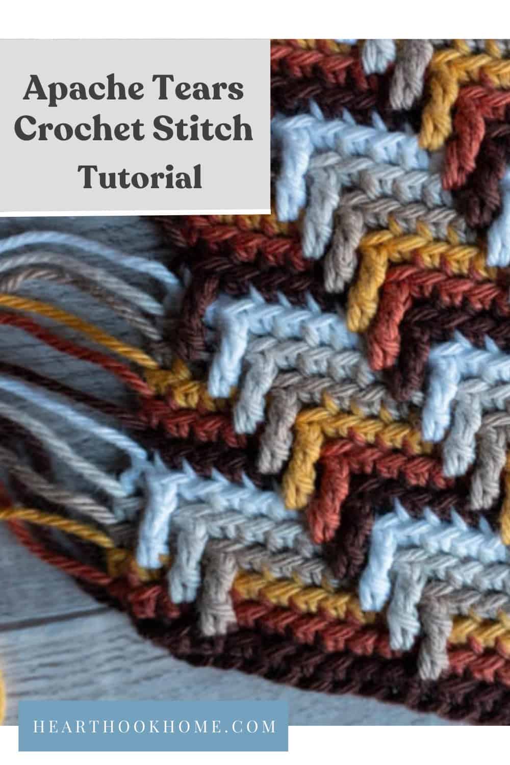 Apache Tears Crochet Stitch Tutorial - Heart Hook Home