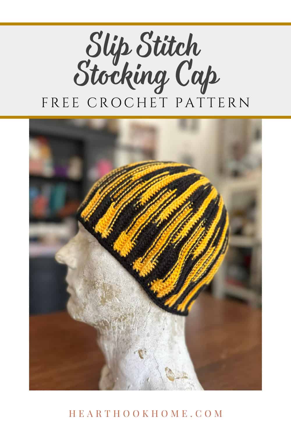 Slip Stitch Stocking Cap Pattern - Heart Hook Home
