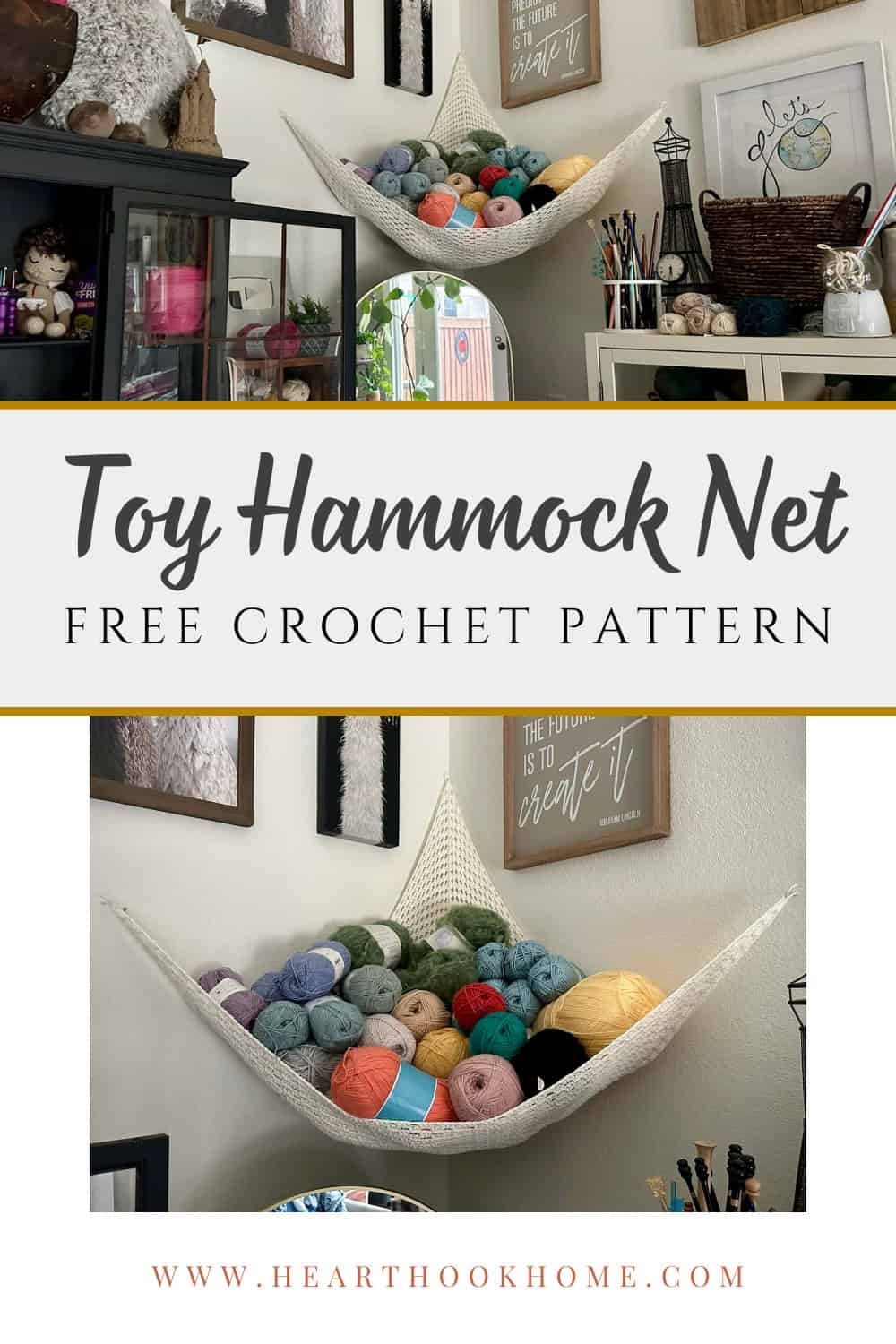 Free Toy Hammock Net Crochet Pattern - Heart Hook Home